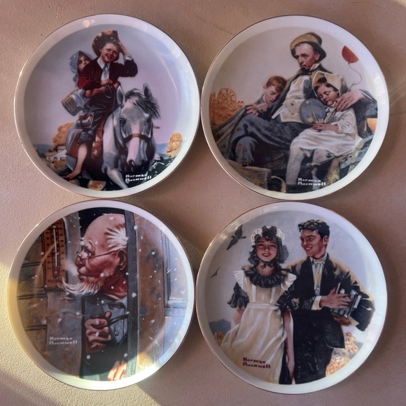 Norman Rockwell | Dining | Norman Rockwell Collectible Dinnerware Set ...